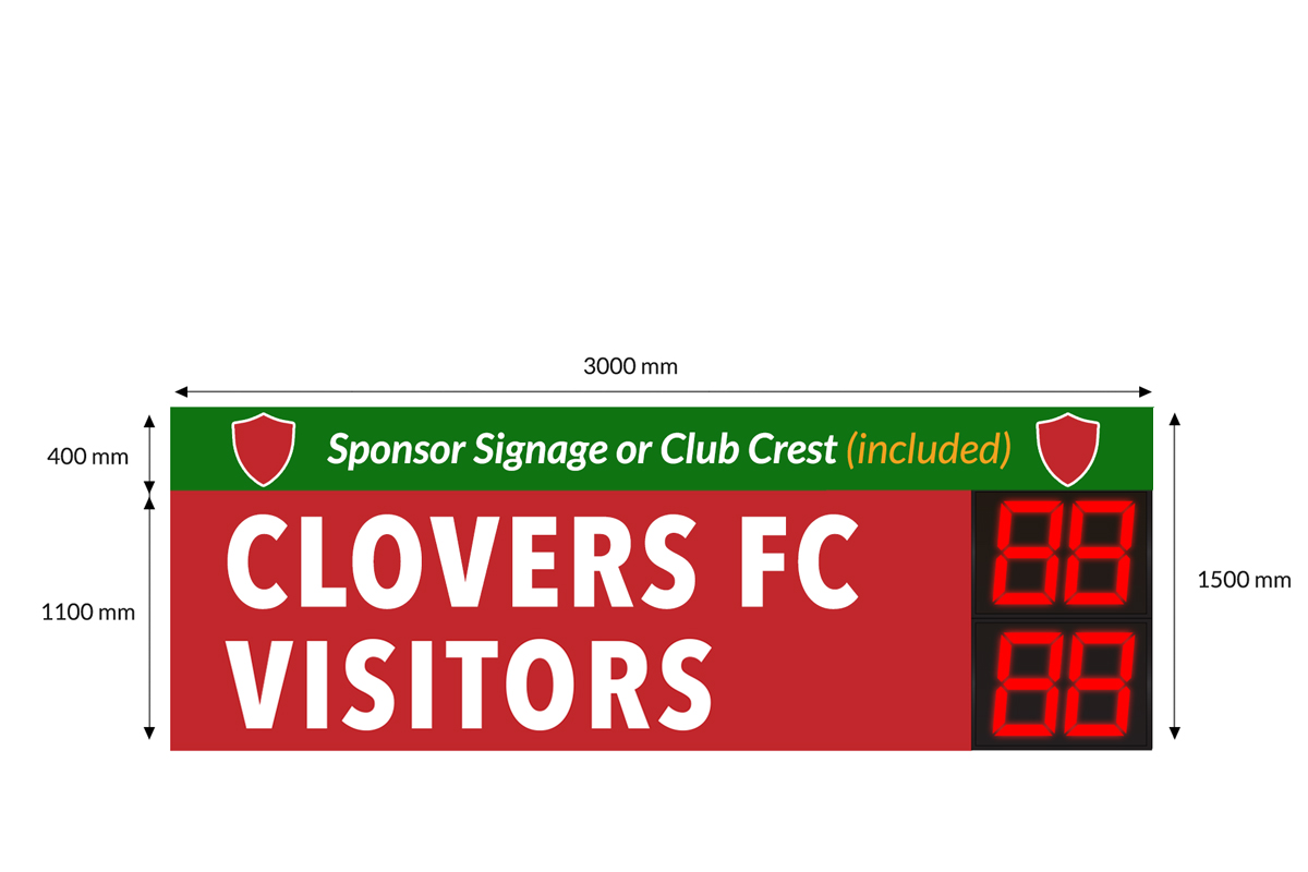 Timing Ireland - LED Soccer Scoreboard (RS-1)