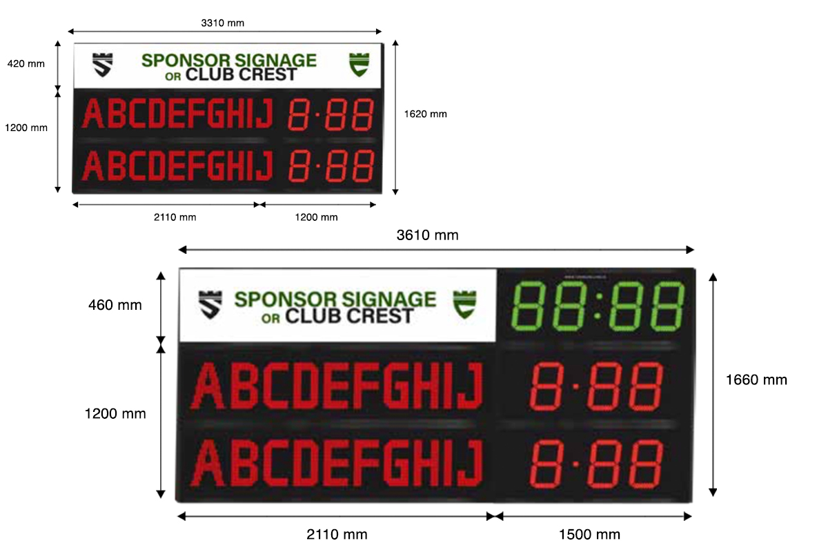 Timing Ireland - LED GAA Scoreboard (FG-10)