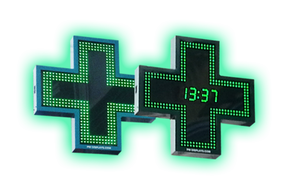 LED Pharmacy Crosses & Signs for Pharmacy Shop Fronts